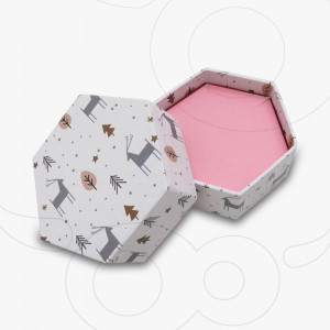 Rigid Hexagon Boxes, Custom Printed Hexagon Boxes - PackMoo